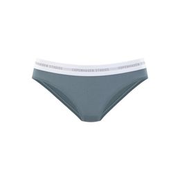 Copenhagen Studios Bikinislip teal Gr. M (38). Mit Logobund. K&ouml;rpernah. Nachhaltig.