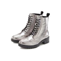 Lascana Schn&uuml;rboots grau Gr. 40 f&uuml;r Damen