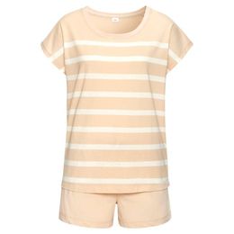 s.Oliver Shorty mehrfarbig Gr. 32/34 f&uuml;r Damen. Mit Rundhals. Loose Fit. Nachhaltig.