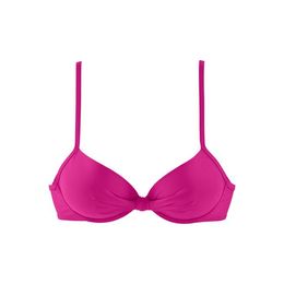 s.Oliver B&uuml;gel-Bikini-Top 'Spain' pink Gr. 38 Cup B. Mit B&uuml;gel