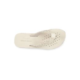 Venice Beach Badezehentrenner 'Sandale, Badeschuh, Pantolette, Badelatsche, Flip Flop, Badeschlappe' beige Gr. 42 f&uuml;r Damen