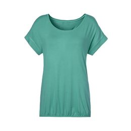 Vivance Kurzarmshirt gr&uuml;n Gr. 36/38 f&uuml;r Damen. Mit Rundhals. Basic