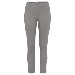 Lascana 7/8-Jeggings 'aus weichem Stretch-Denim' grau Gr. 44 f&uuml;r Damen. Figurbetont. Nachhaltig.