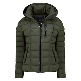 Geographical Norway Steppjacke "Bastia" in Khaki - 68% | Gr&ouml;&szlig;e S | Damenjacken