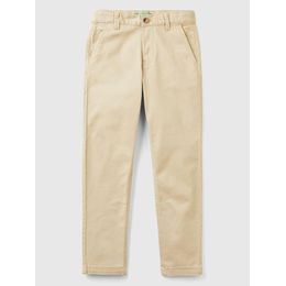 Benetton Chino in Beige - 56% | Gr&ouml;&szlig;e 160 | Kinderhosen