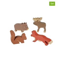 HEVEA 4tlg. Set "HEVEA Holztiere Wald" - ab 10 Monaten - 51% | Spielfiguren