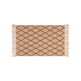 Wenko Badematte ''Calama'' in Beige/ Schwarz - (L)80 x (B)50 cm - 40% | Heimtextilien-badematten
