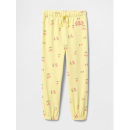 GAP Sweathose in Gelb/ Rosa/ Gr&uuml;n - 82% | Gr&ouml;&szlig;e 74/80 | Babyhosen