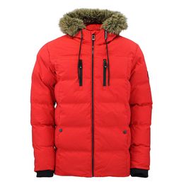 Peak Mountain Winterjacke "Canory" in Rot - 61% | Gr&ouml;&szlig;e XL | Herren-plussize