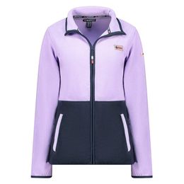 Geographical Norway Fleecejacke "Touki" in Dunkelblau/ Lila - 57% | Gr&ouml;&szlig;e L | Damenjacken