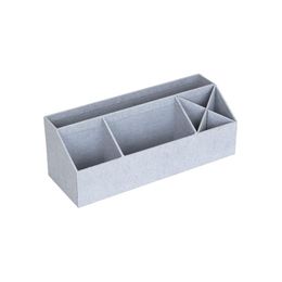 BIGsoBox Schreibtisch-Organizer "Elisa" in Grau - (B)33 x (H)12,5 x (T)12,5 cm - 45% | Buero-schulbedarf
