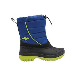 Kangaroos Winterstiefel "K-Ben" in Dunkelblau/ Schwarz/ Gr&uuml;n - 49% | Gr&ouml;&szlig;e 30 | Kinderstiefel