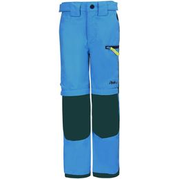 Peek U Zippoff-Trekkinghose "Terra" in Blau/ Gr&uuml;n - 53% | Gr&ouml;&szlig;e 152 | Kinderhosen