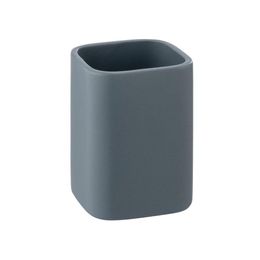 Wenko Zahnb&uuml;rstenhalter ''Hexa'' in Grau - (B)6,5 x (H)9 x (T)6,5 cm - 61% | Badezimmer-accessoires