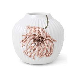 K&Auml;HLER DESIGN K&auml;hler Vase "Hammersh&oslash;i - Poppy" in Wei&szlig;/ Rosa - (H)13 cm - 33% | Kerzen-vasen