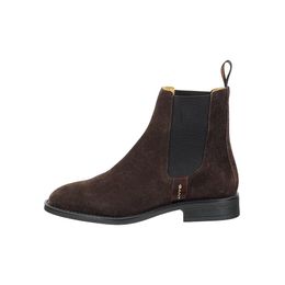 Gant Footwear Leder-Chelsea-Boots "Fayy" in Braun - 34% | Gr&ouml;&szlig;e 41 | Stiefeletten