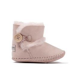 Hofbrucker Lammfell-Babyschuhe in Rosa - 62% | Gr&ouml;&szlig;e 18/19 | Krabbelschuhe