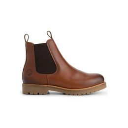TRAVELIN' Leder-Chelsea-Boots "Agder" in Hellbraun - 61% | Gr&ouml;&szlig;e 38 | Stiefeletten