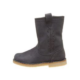 POM POM Leder-Winterboots in Dunkelblau - 48% | Gr&ouml;&szlig;e 34 | Kinderstiefel