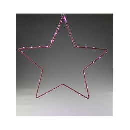 AM Design LED-Dekoleuchte ''Stern'' in Pink - (L)58 x (B)58 cm - 14% | Lichterketten-dekobeleuchtung