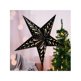 Hollybell LED-Dekoleuchte in Schwarz - &Oslash; 60 cm - 12% | Lichterketten-dekobeleuchtung
