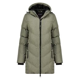 Geographical Norway Steppjacke "Bisous" in Khaki - 69% | Gr&ouml;&szlig;e S | Damenjacken