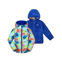 Peek U Wende-Steppjacke "Meadow" in T&uuml;rkis/ Blau - 57% | Gr&ouml;&szlig;e 164 | Kinderjacken
