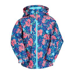 Peek U Regenjacke "Autumn" in Blau/ Pink - 53% | Gr&ouml;&szlig;e 92 | Kinder-outdoor-jacken