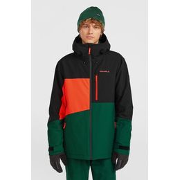 O`Neill O'Neill Ski-/ Snowboardjacke in Schwarz/ Gr&uuml;n/ Orange - 48% | Gr&ouml;&szlig;e M | Herren-outdoorjacken