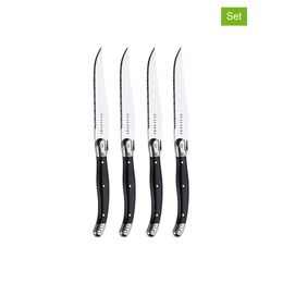 Scalpers 4er-Set: Steakmesser in Schwarz/ Silber - 45% | Kuechenhelfer
