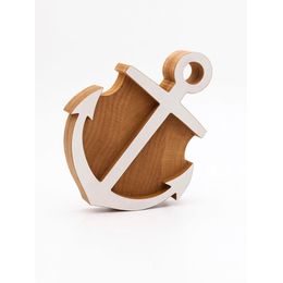 Samimi Blockdruck-Stempel ''Anchor'' in Natur/ Wei&szlig; - (L)9 x (B)12 cm - 25% | Kreativbedarf-diy
