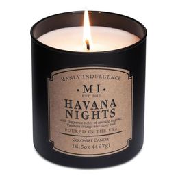 Colonial Candle Duftkerze "Havana Nights" in Schwarz - 467 g - 53% | Kerzen-vasen