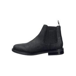 Gant Footwear Leder-Chelsea-Boots "St Fairkon" in Schwarz - 34% | Gr&ouml;&szlig;e 44 | Herrenstiefel