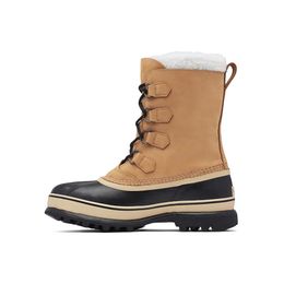 Sorel Leder-Winterboots "Caribou" in Hellbraun - 52% | Gr&ouml;&szlig;e 43 | Herrenstiefel