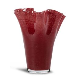 Sagaform Vase ''Viva'' in Rot - (H)24,5 x &Oslash; 20 cm - 18% | Kerzen-vasen