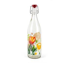 Trendy Kitchen by EXC&Eacute;LSA Flasche "Blooming" in Orange/ Transparent - 1 l - 36% | Damen-outdoor-ausruestung