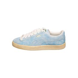 Puma Leder-Sneakers in Hellblau - 54% | Gr&ouml;&szlig;e 40 | Damen-sneakers