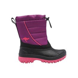 Kangaroos Winterstiefel "K-Ben" in Lila/ Schwarz/ Pink - 46% | Gr&ouml;&szlig;e 37 | Kinderstiefel