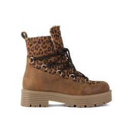 Lazamani Leder-Boots in Hellbraun - 50% | Gr&ouml;&szlig;e 40 | Damen-stiefel