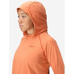 Marmot Fleecehoodie "Windridge" in Orange - 66% | Gr&ouml;&szlig;e XS | Damen-sweatshirts-jacken