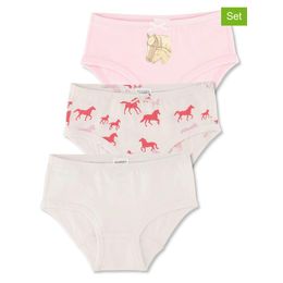 SALT & PEPPER Salt and Pepper 3er-Set: Slips in Rosa/ Creme - 49% | Gr&ouml;&szlig;e 140/146 | Kinder-waesche