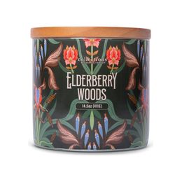 Colonial Candle Duftkerze "Elderberry Woods" in Schwarz/ Bunt - 411 g - 57% | Kerzen-vasen