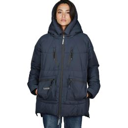 Geographical Norway Steppmantel "Badaboum" in Dunkelblau - 72% | Gr&ouml;&szlig;e XXL | Damenjacken