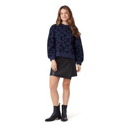 Scotch & Soda Scotch & Soda Sweatshirt in Dunkelblau/ Schwarz - 66% | Gr&ouml;&szlig;e L | Damen-sweatshirts-jacken