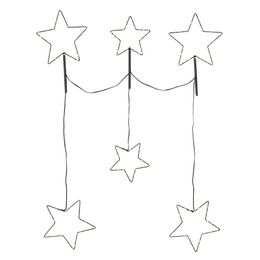 STAR TRADING LED-Lichterkette "Stellas" in Schwarz - (L)80 cm - 44% | Lichterketten-dekobeleuchtung