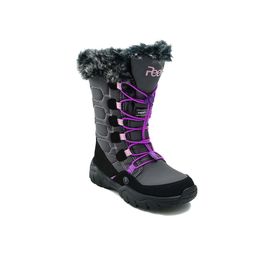 Peek U Winterstiefel "Catwalk" in Grau/ Violett - 58% | Gr&ouml;&szlig;e 34 | Kinderstiefel