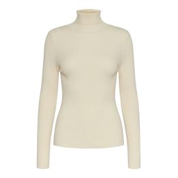 Pieces Rollkragenpullover "Mira" in Creme - 53% | Gr&ouml;&szlig;e S | Damen-pullover-cardigans