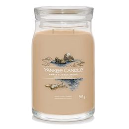 yankee candle Duftkerze - Amber & Sandalwood - 567 g - 14% | Kerzen-vasen