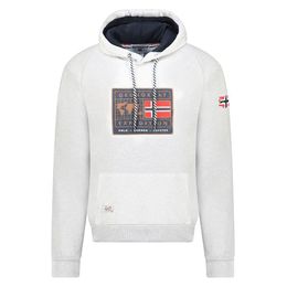 Geographical Norway Hoodie "Gofoten" in Grau - 64% | Gr&ouml;&szlig;e XL | Herren-sweatshirts-jacken