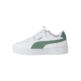 Puma Leder-Sneakers "Ca Pro Classic" in Wei&szlig;/ Gr&uuml;n - 58% | Gr&ouml;&szlig;e 38 | Damen-sneakers